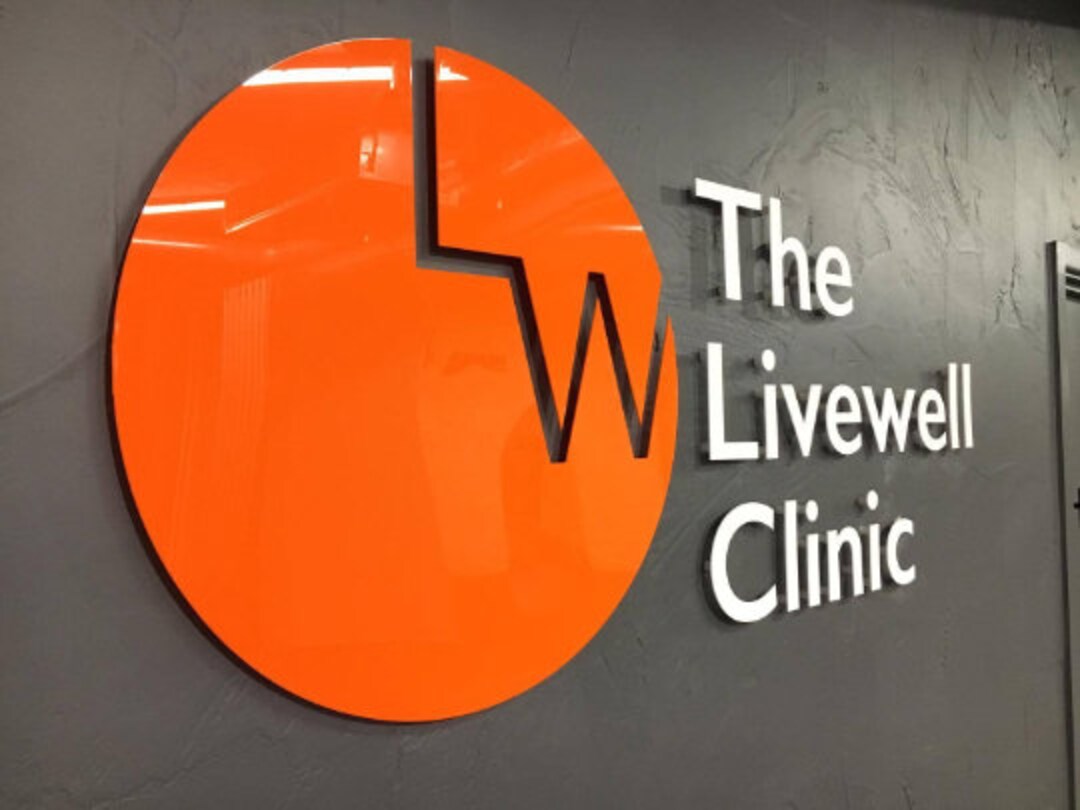 Custom Acrylic Cutout Letter Signs for Businesses, 3D Acrylic Wall Sign ...