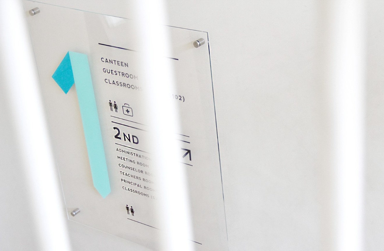 Fully Customized Directory Sign for Floor Levels, Wall Sign, Custom ...