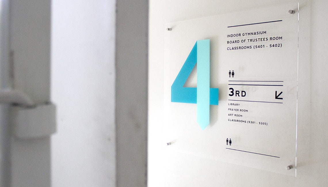 Fully Customized Directory Sign for Floor Levels, Wall Sign, Custom ...