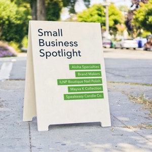 Custom Sidewalk Sign, Marketing Sign, Wooden A-board Sign, Personalized A-frame Sign, Custom ...