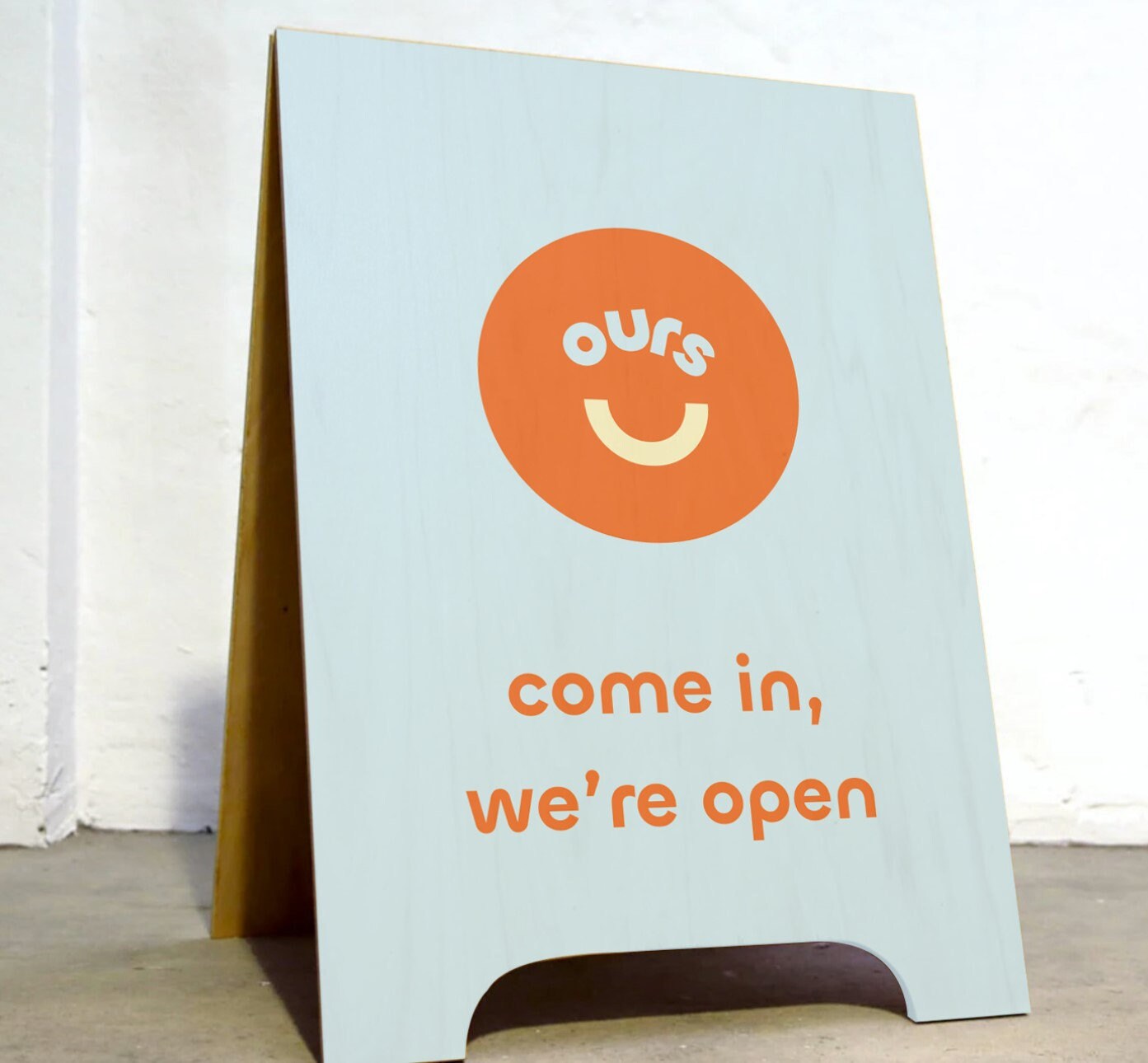 Custom Sidewalk Sign, Marketing Sign, Wooden A-board Sign, Personalized A-frame Sign, Custom ...