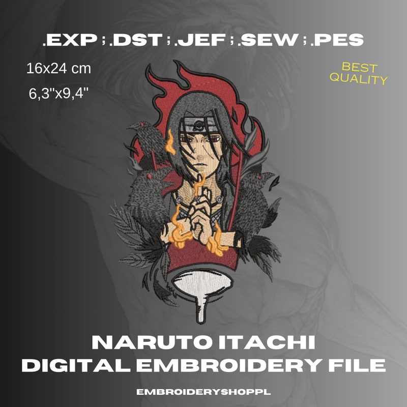 Anime Embroidery - Etsy