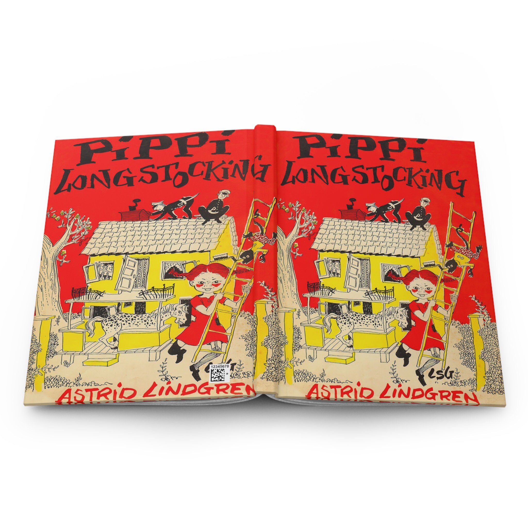 Astrid Lindgren's Pippi Longstocking Notebook, Book Journal, Hardcover ...