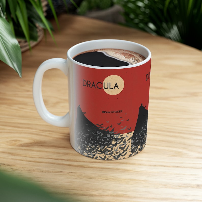 Bram Stoker's Dracula Coffee Mug, Book Mugs, Coffee Cup, Ceramic Mug ...