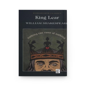 William Shakespeare's King Lear Notebook, Book Journal, Hardcover ...