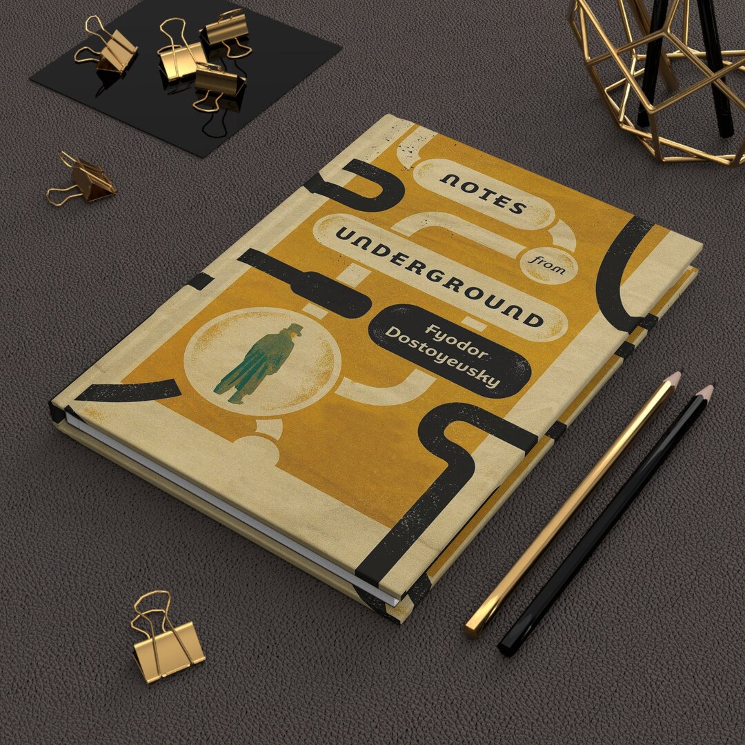 Fyodor Dostoevsky's Notes From Underground Notebook, Book Journal ...