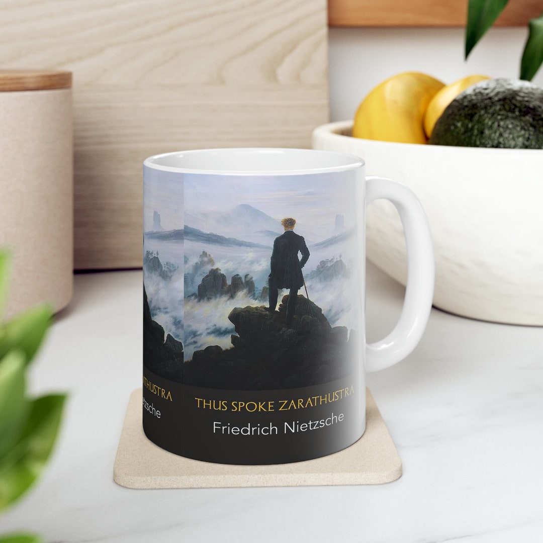 Friedrich Nietzsche's Thus Spoke Zarathustra Book Cover Coffee Mug ...