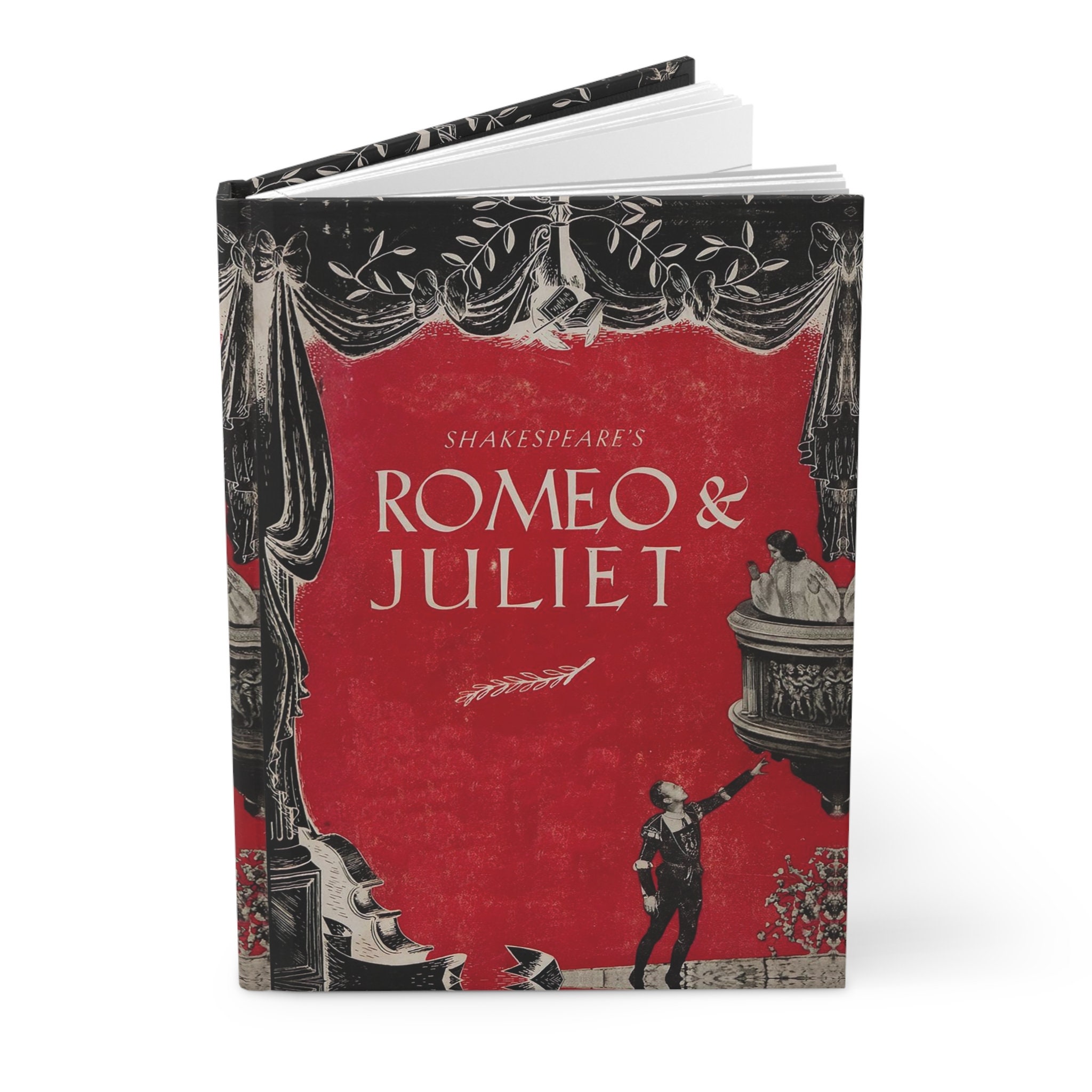William Shakespeare's Romeo and Juliet Journal Notebook, Book Journal ...