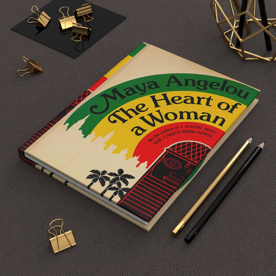 Maya Angelou's the Heart of a Woman Notebook, Book Journal, Hardcover ...