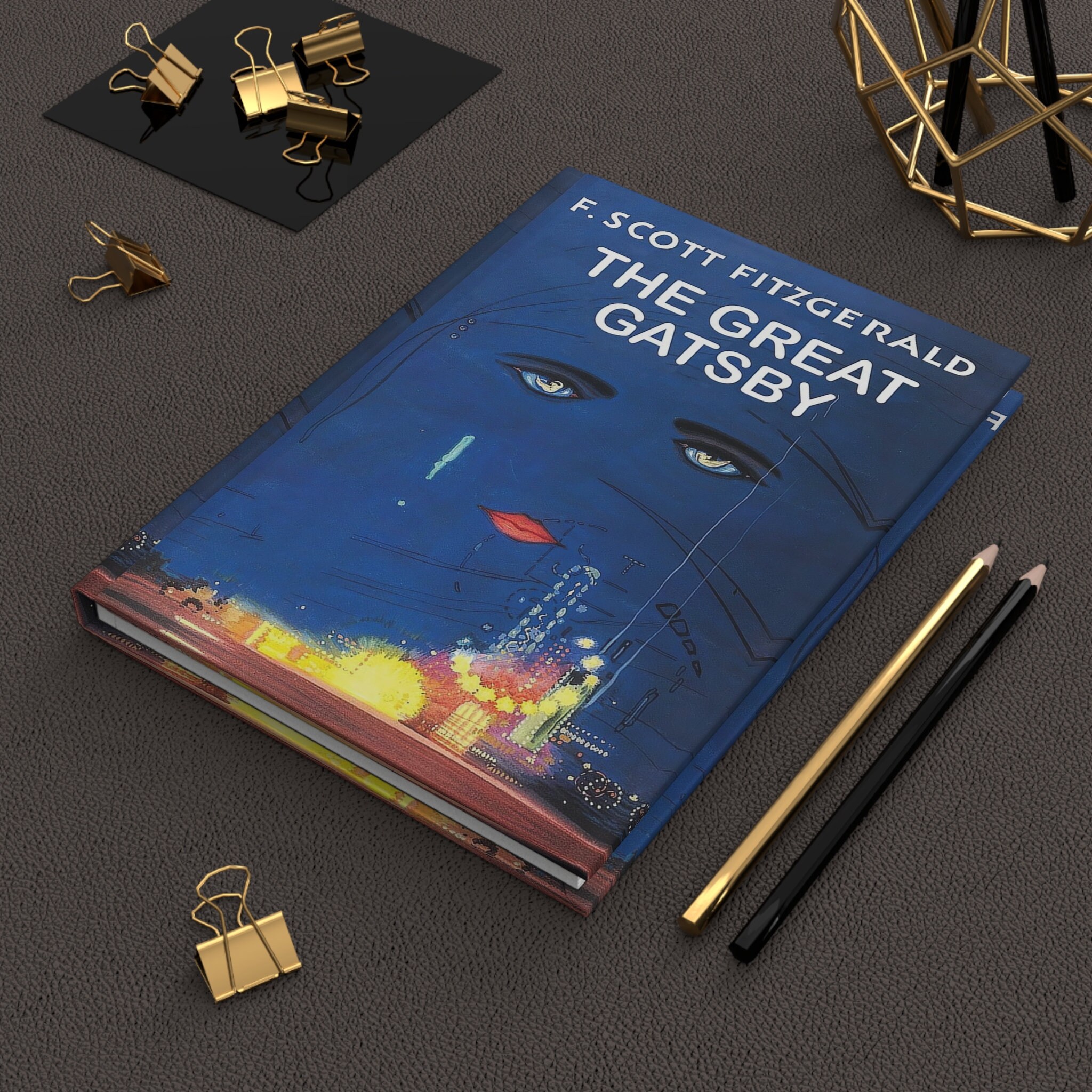 F. Scott Fitzgerald's the Great Gatsby Journal Notebook, Book Journal ...