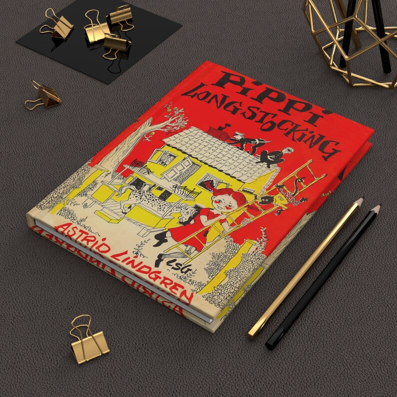Astrid Lindgren's Pippi Longstocking Notebook, Book Journal, Hardcover ...