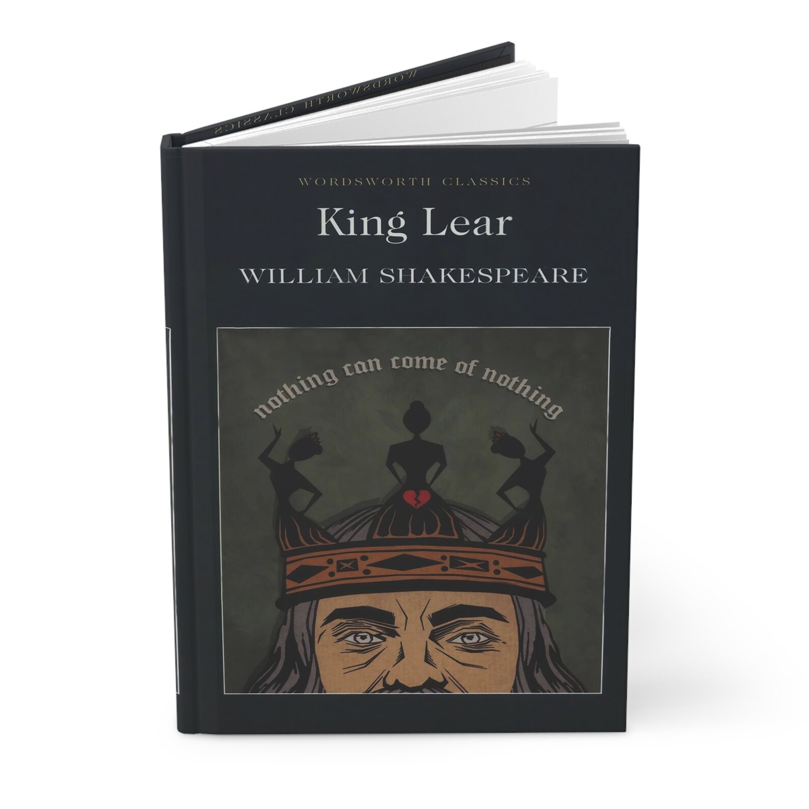 William Shakespeare's King Lear Notebook, Book Journal, Hardcover ...