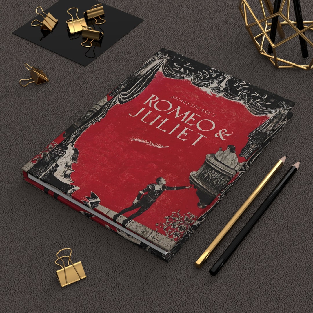 William Shakespeare's Romeo and Juliet Journal Notebook, Book Journal ...