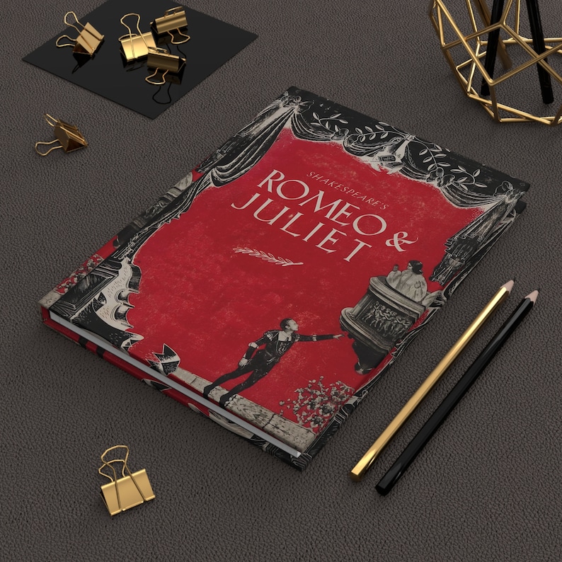 William Shakespeare's Romeo and Juliet Journal Notebook, Book Journal ...