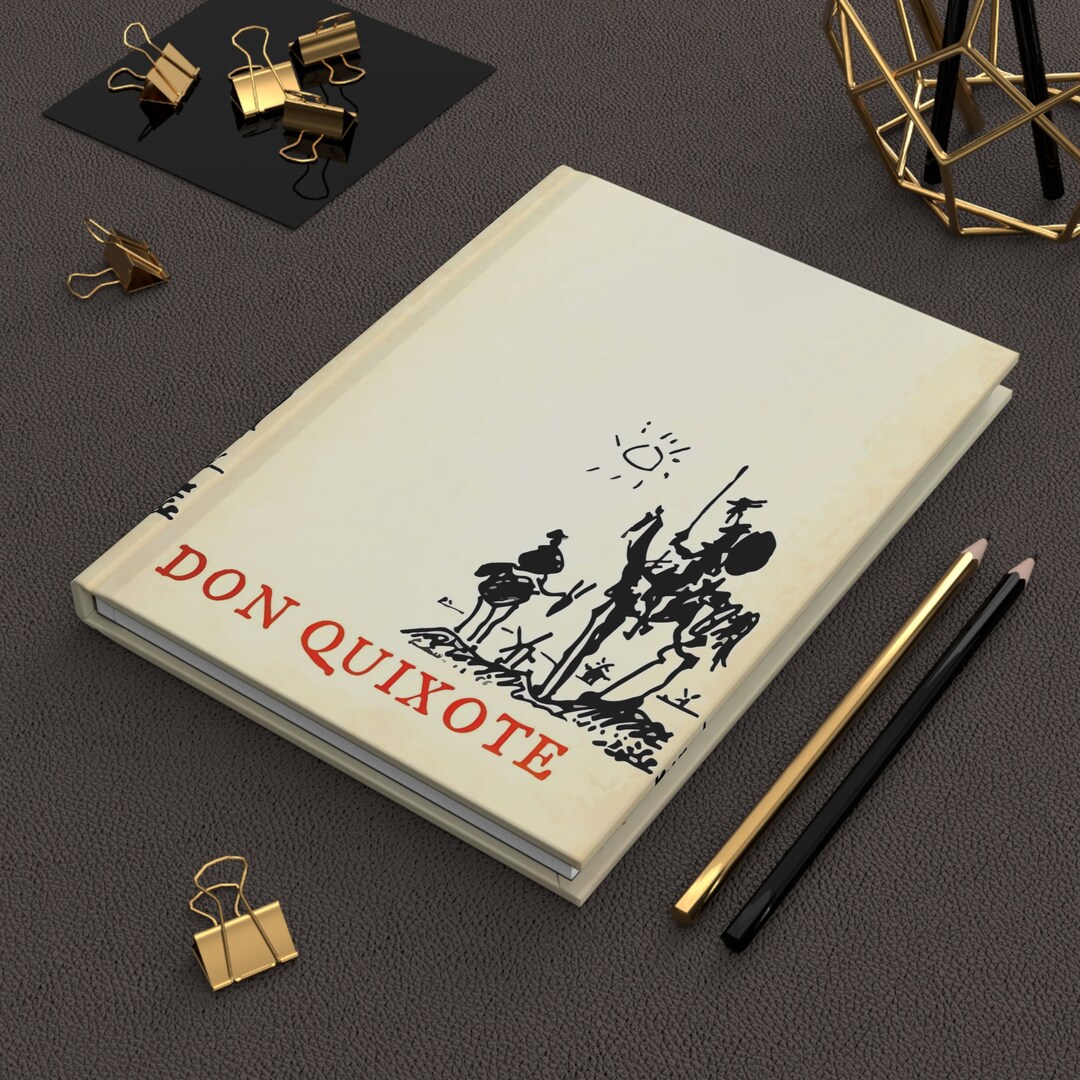 Miguel De Cervantes' Don Quixote Notebook, Book Journal, Hardcover ...