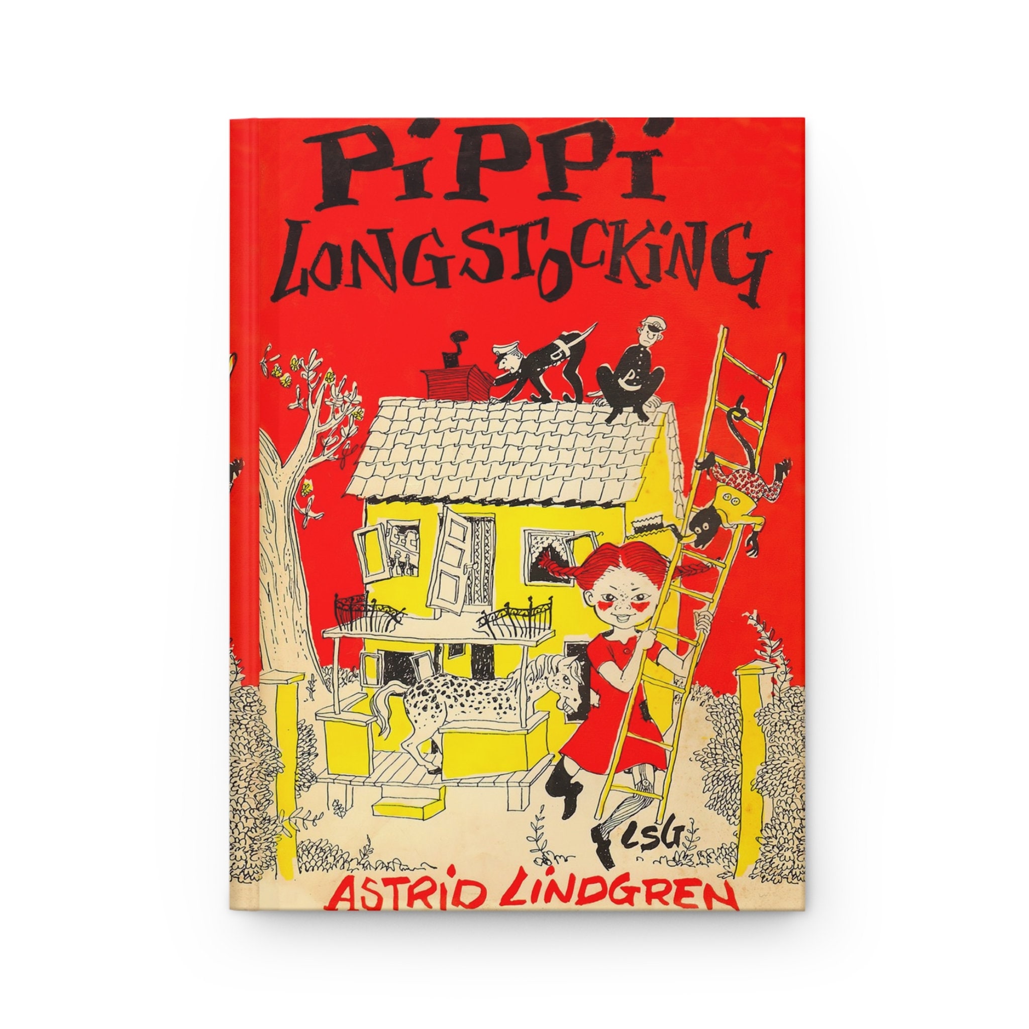 Astrid Lindgren's Pippi Longstocking Notebook, Book Journal, Hardcover ...