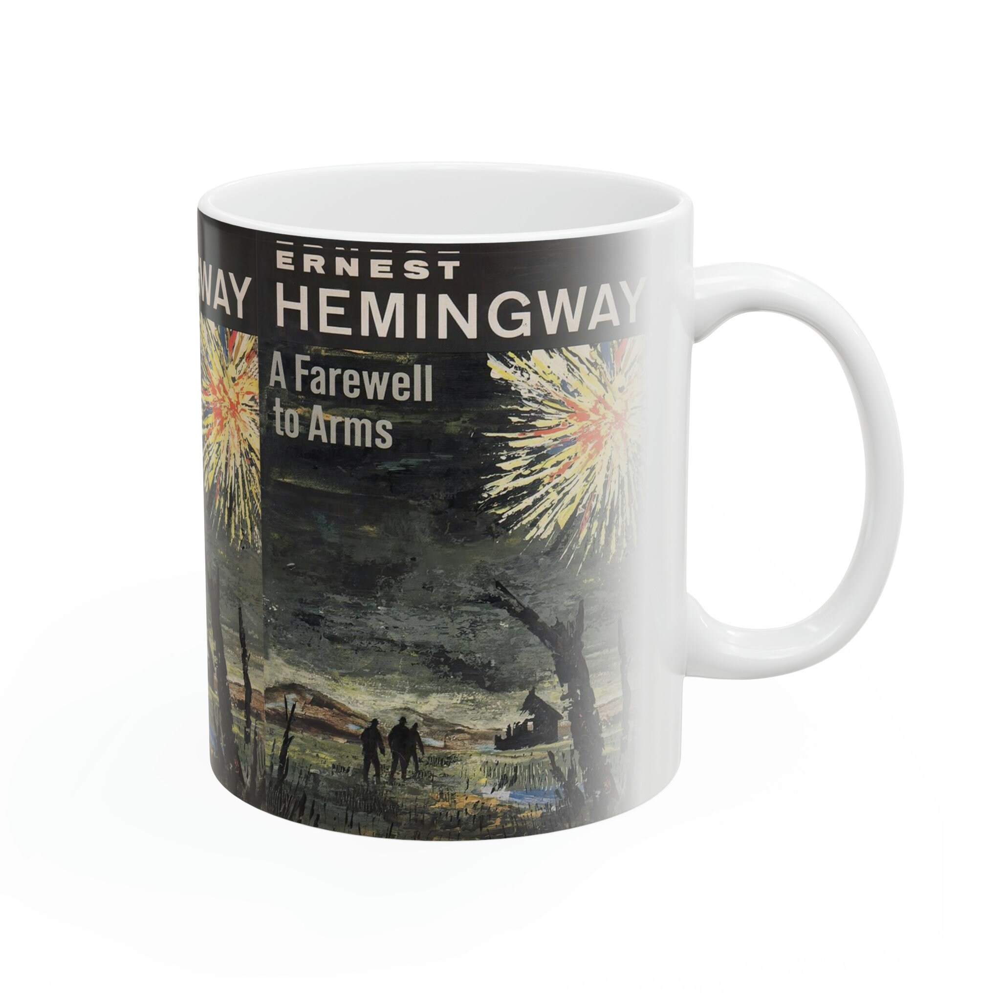 Ernest Hemingway's A Farewell to Arms Book Cover Coffee Mug, Book Mugs ...