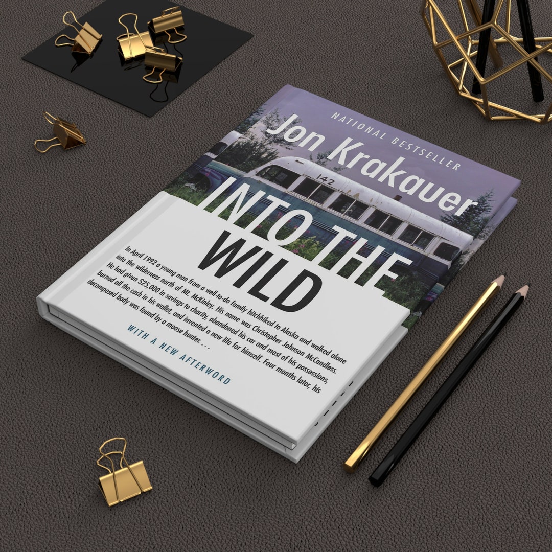 Jon Krakauer's Into the Wild Notebook, Book Journal, Hardcover Notebook ...