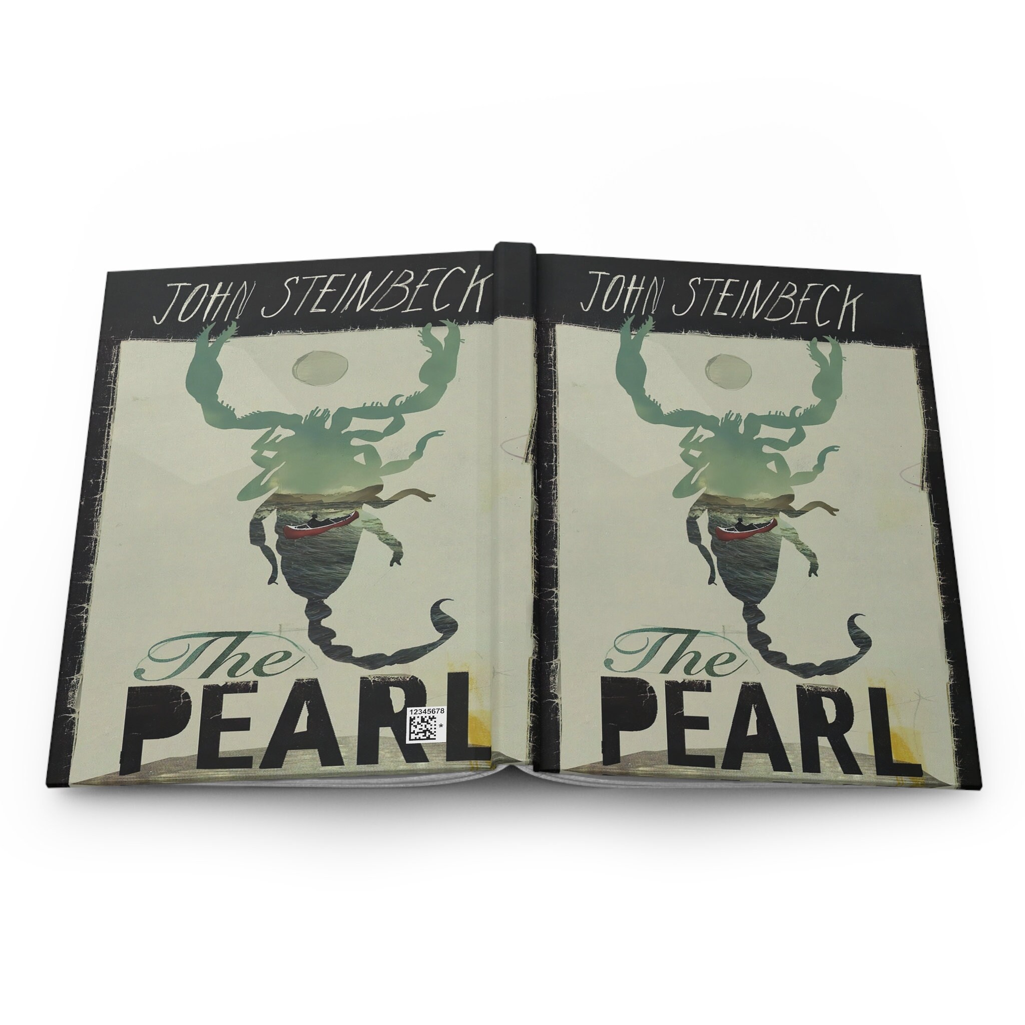 John Steinbeck's the Pearl Notebook, Book Journal, Hardcover Notebook ...