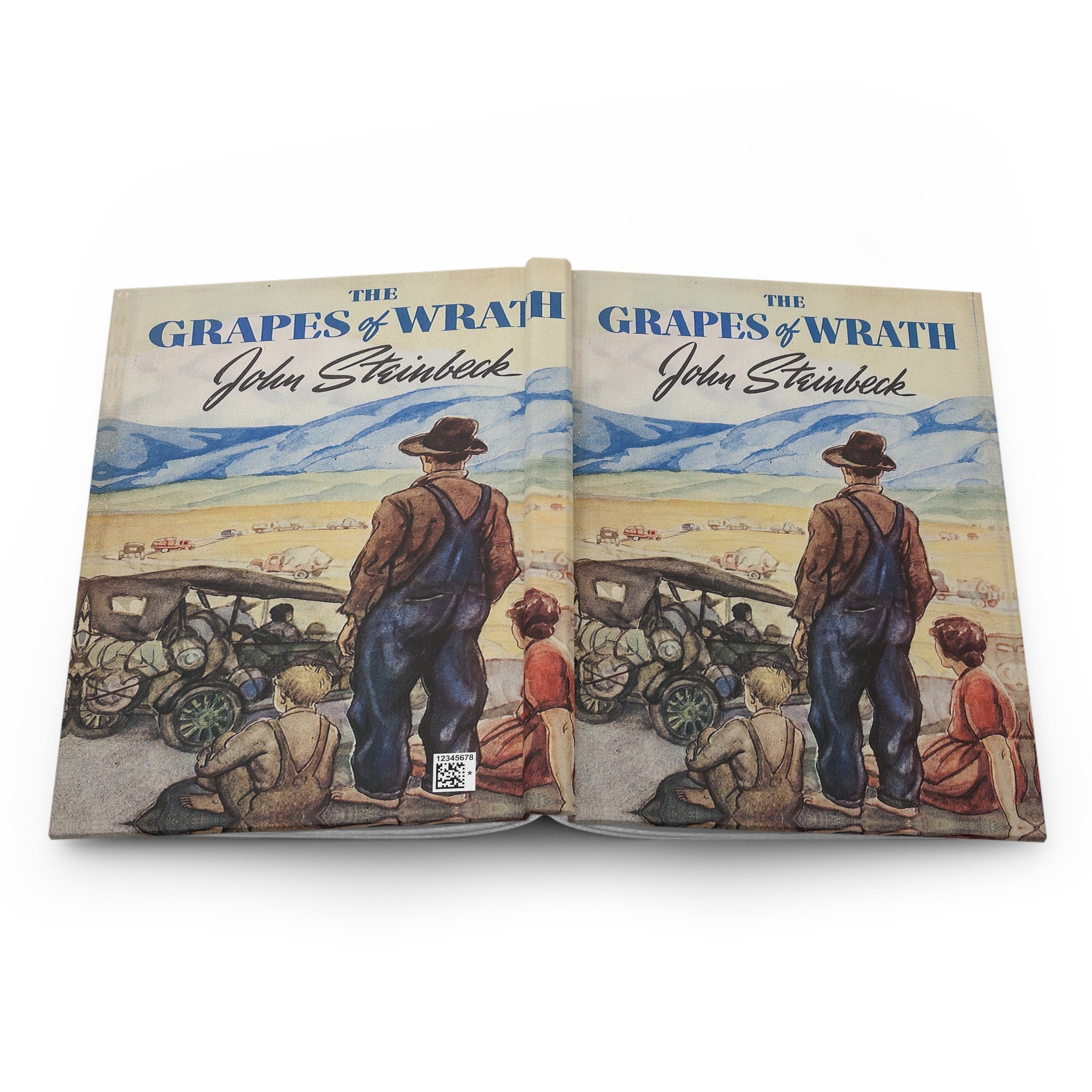 John Steinbeck's the Grapes of Wrath Notebook, Book Journal, Hardcover ...