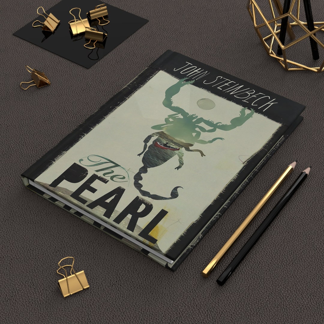John Steinbeck's the Pearl Notebook, Book Journal, Hardcover Notebook ...