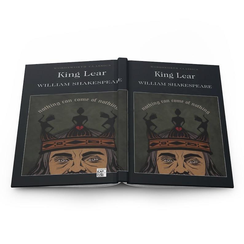 William Shakespeare's King Lear Notebook, Book Journal, Hardcover ...