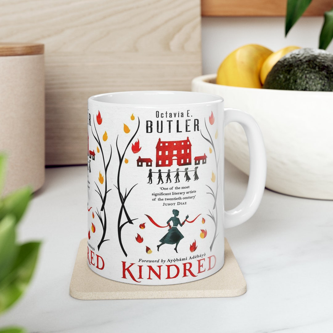 Octavia E. Butler's Kindred Book Cover Coffee Mug, Book Mugs, Coffee ...