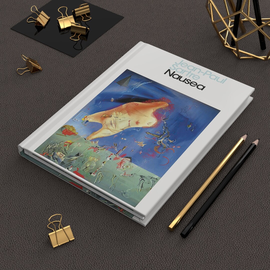 Jean Paul Sartre's Nausea Notebook, Book Journal, Hardcover Notebook ...