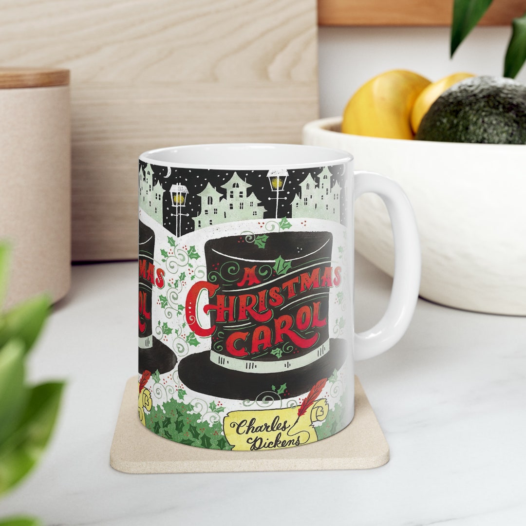 Charles Dickens' A Christmas Carol Coffee Mug, Book Mugs, Coffee Cup ...
