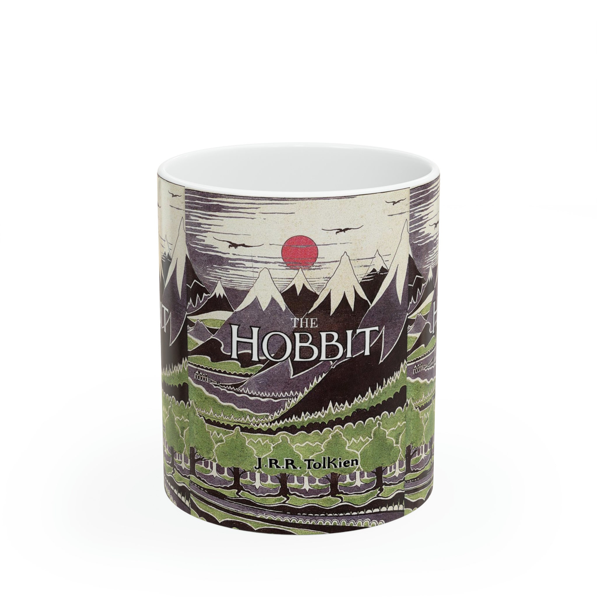 J. R. R. Tolkien's the Hobbit Book Cover Coffee Mug, Book Mugs, Coffee ...