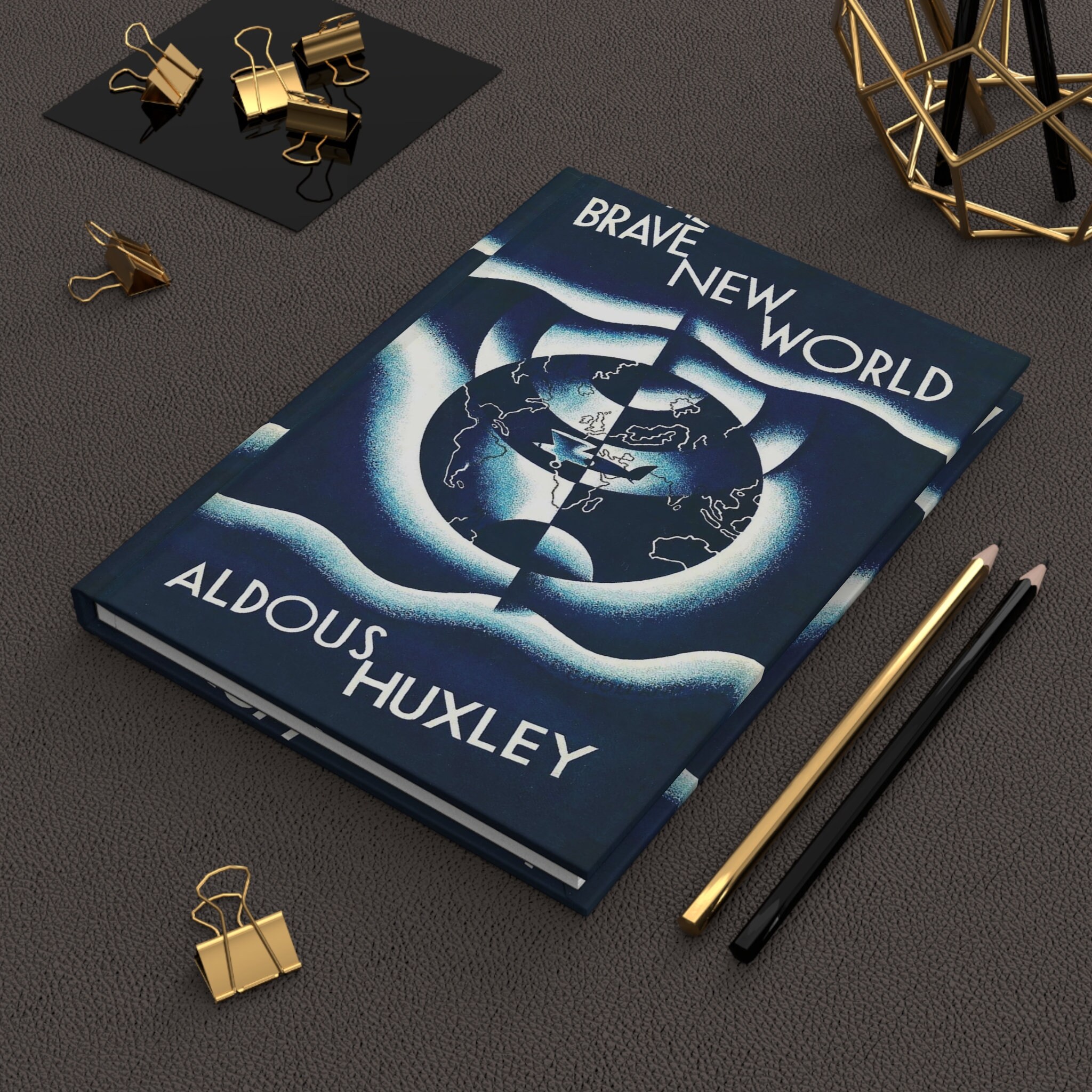 Aldous Huxley's Brave New World Journal Notebook, Book Journal ...