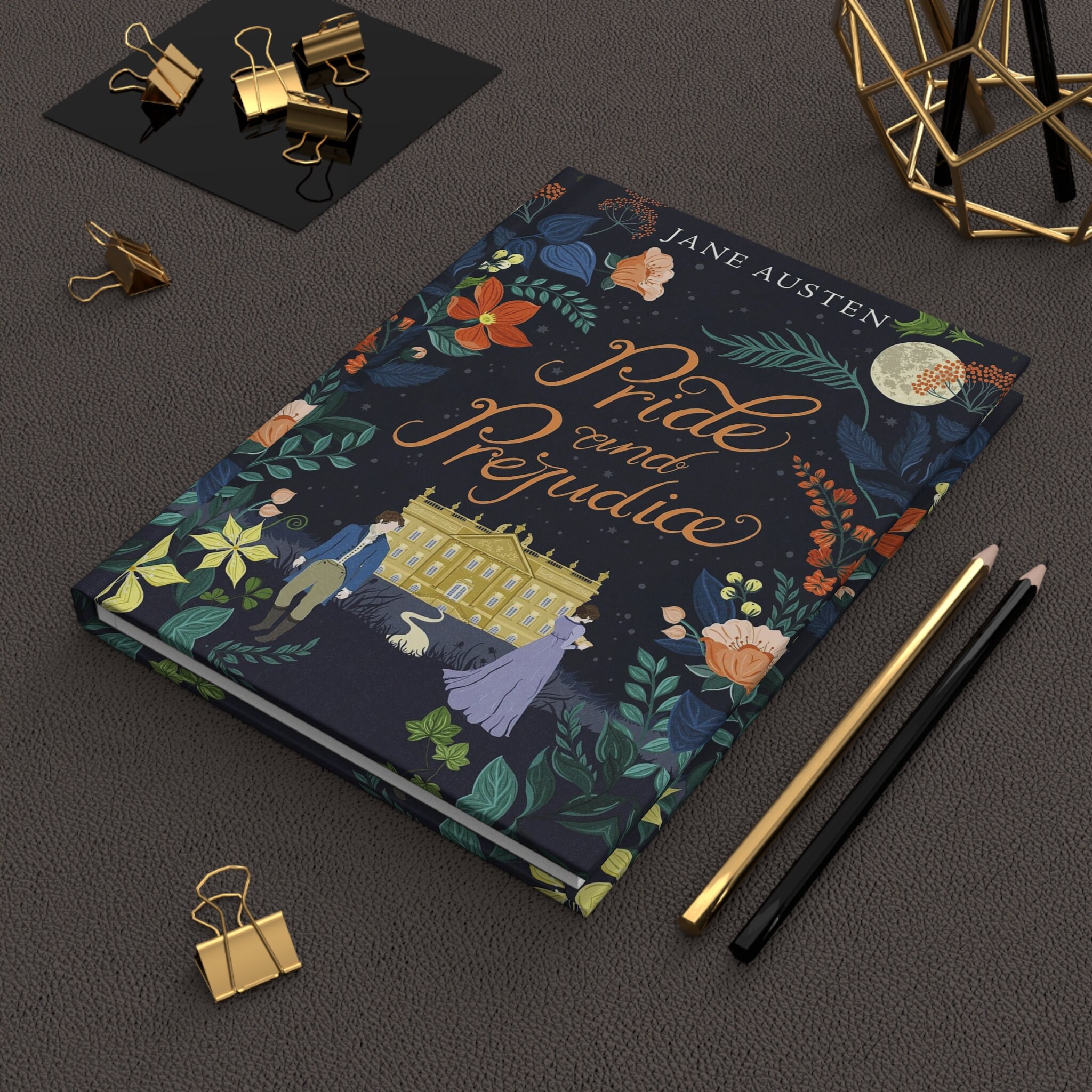 Jane Austen's Pride and Prejudice Journal Notebook, Book Journal ...