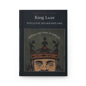 William Shakespeare's King Lear Notebook, Book Journal, Hardcover ...