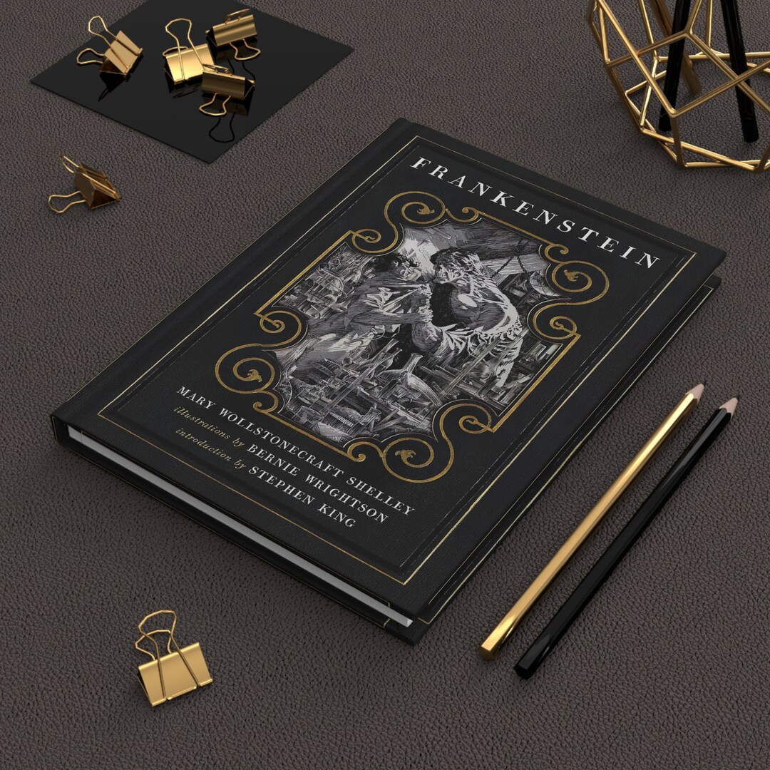 Mary Shelley's Frankenstein Journal Notebook, Book Journal, Hardcover ...