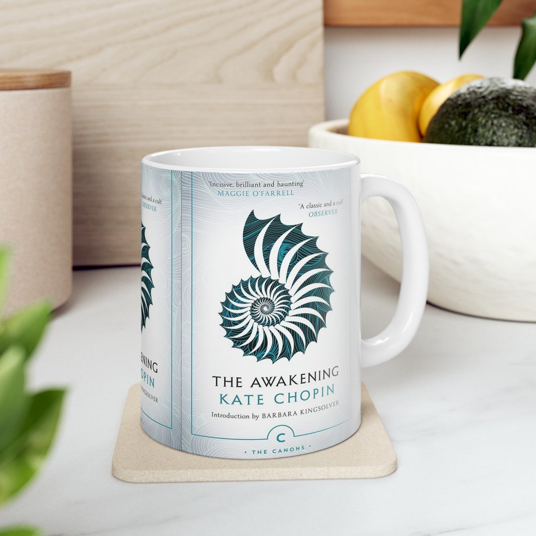 Kate Chopin's the Awakening Coffee Mug, Book Mugs, Coffee Cup, Ceramic ...