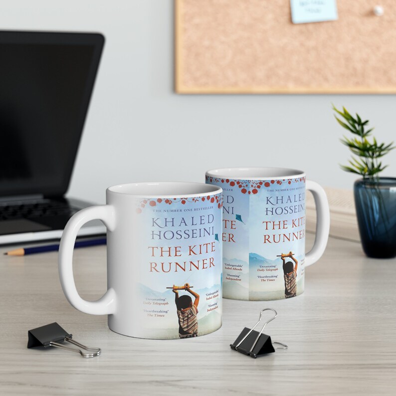 Khaled Hosseini's the Kite Runner Book Cover Coffee Mug, Book Mugs ...