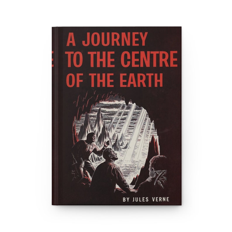 Jules Verne's Journey to the Center of the Earth Notebook, Book Journal ...