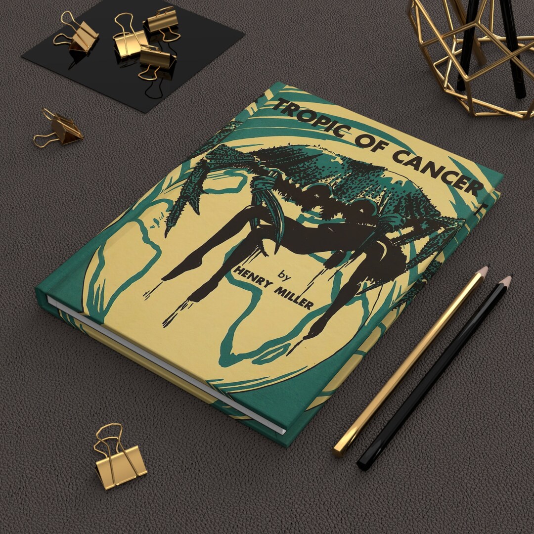Henry Miller's Tropic of Cancer Notebook, Book Journal, Hardcover ...