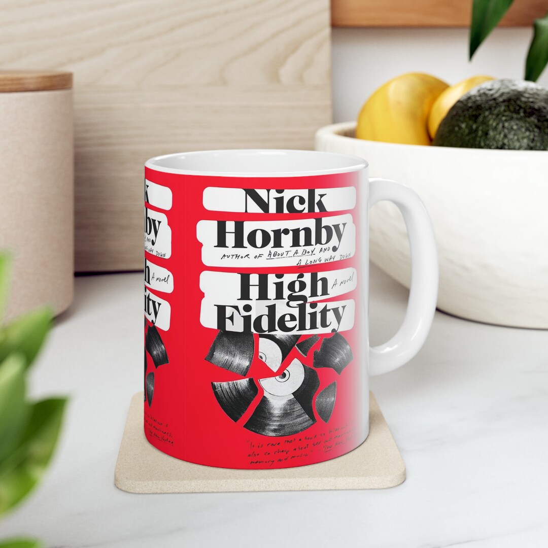 Nick Hornby's High Fidelity Coffee Mug, Book Mugs, Coffee Cup, Ceramic ...