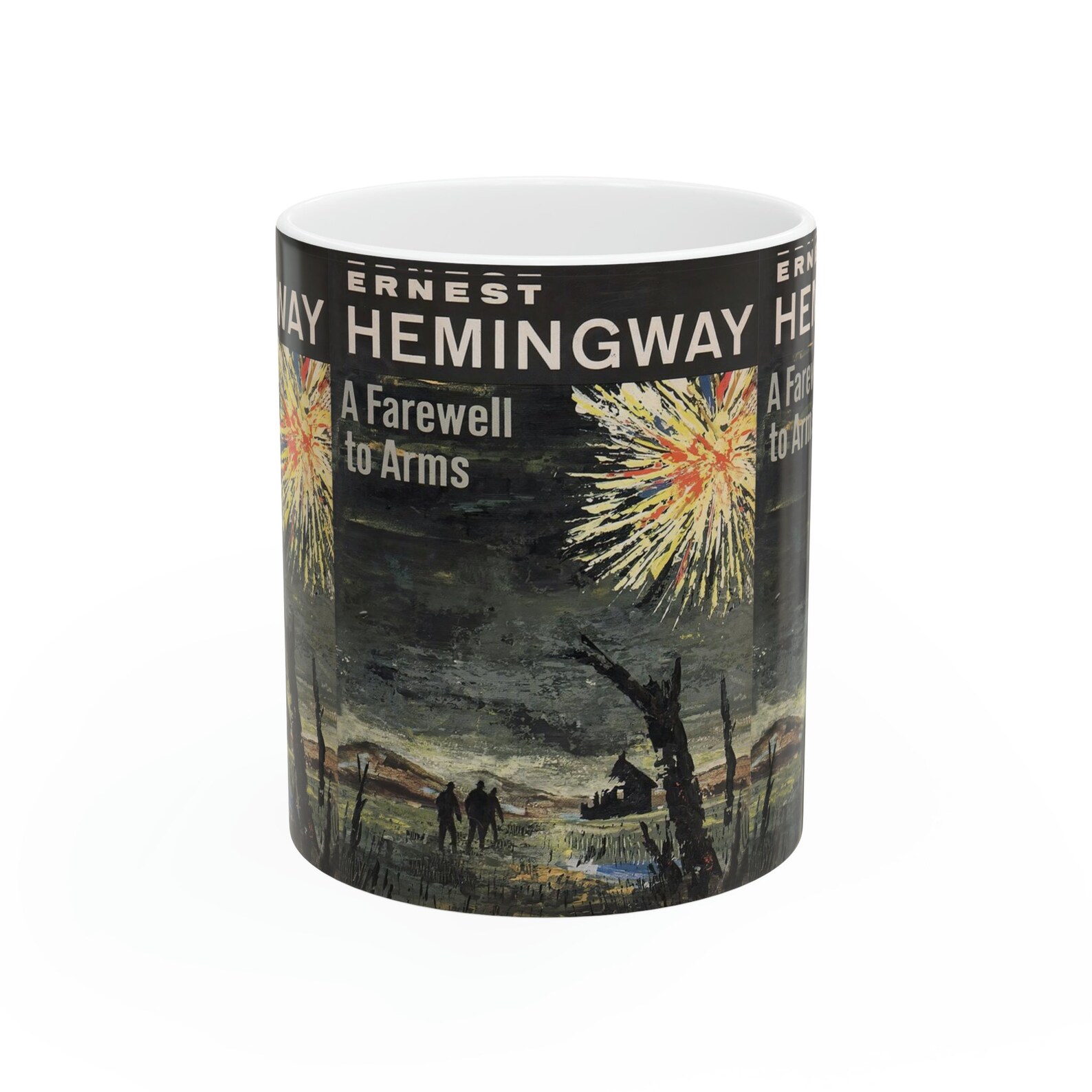 Ernest Hemingway's A Farewell to Arms Book Cover Coffee Mug, Book Mugs ...