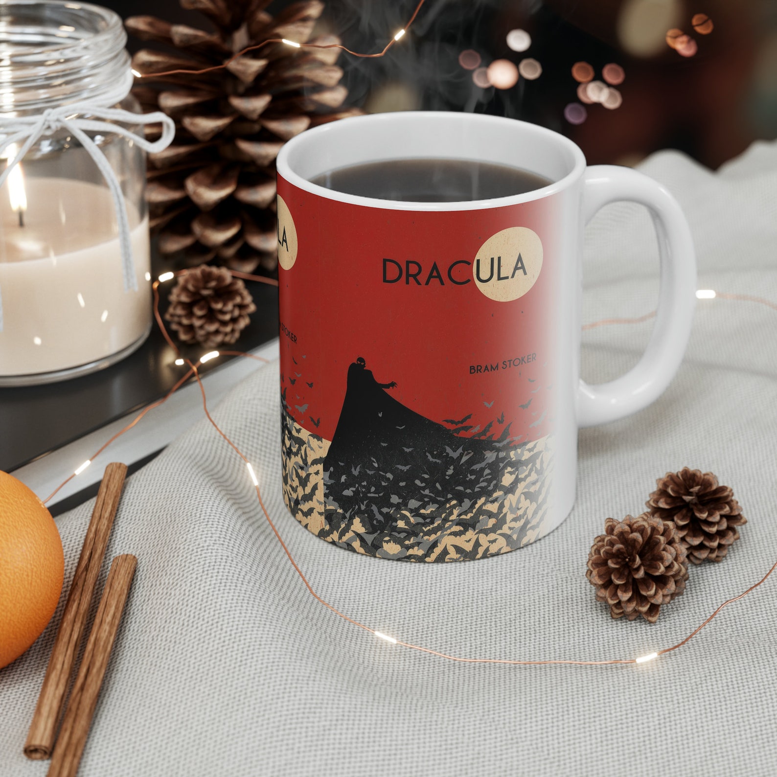 Bram Stoker's Dracula Coffee Mug, Book Mugs, Coffee Cup, Ceramic Mug ...