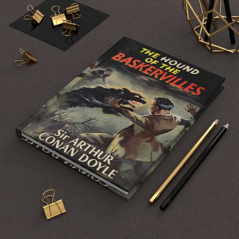 Arthur Conan Doyle's the Hound of Baskervilles Notebook, Book Journal ...