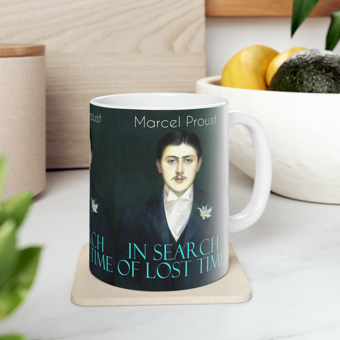 Marcel Proust's in Search of Lost Time Book Cover Coffee Mug, Book Mugs ...