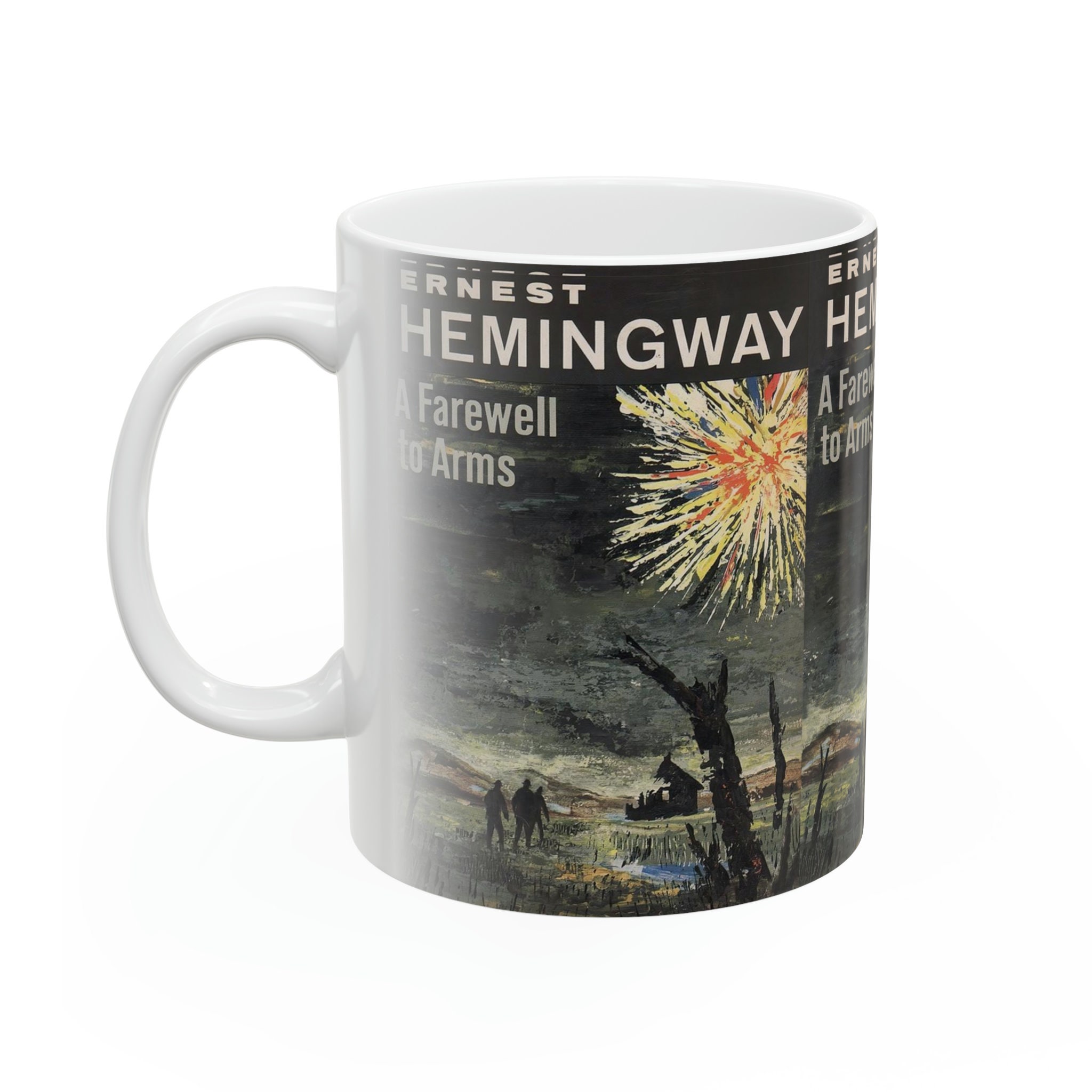 Ernest Hemingway's A Farewell to Arms Book Cover Coffee Mug, Book Mugs ...