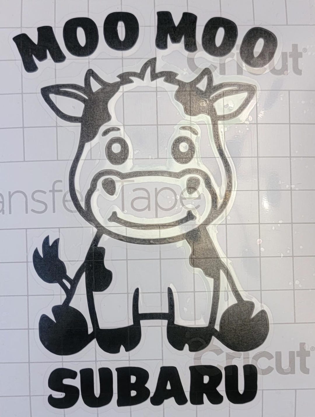 Moo Moo Subaru Permanent Vinyl Decal Bumper Sticker - Etsy