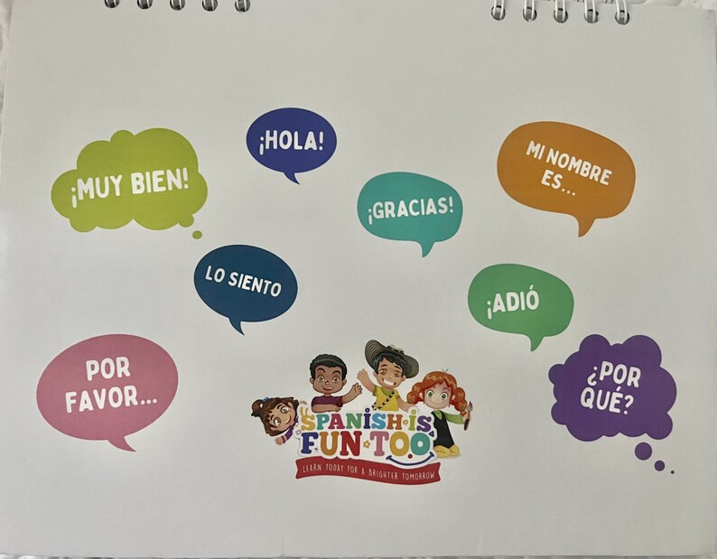 Spanish is Fun Interactive Book Level One - Etsy