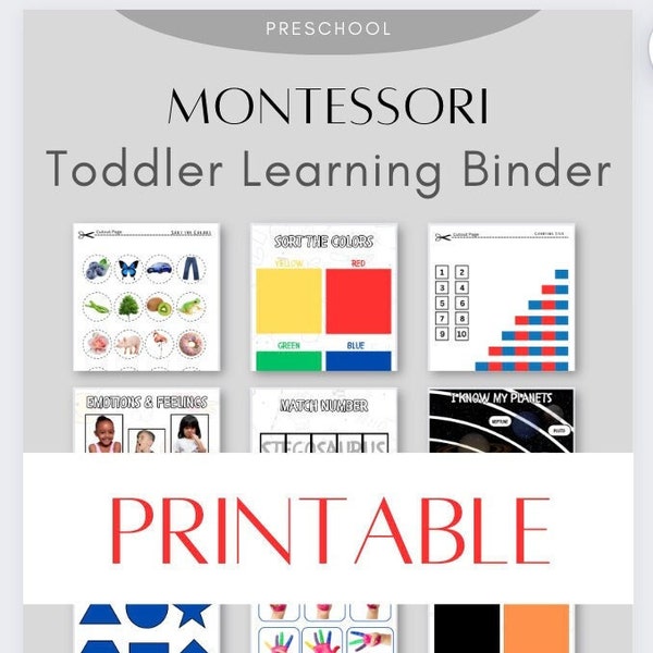 Preschool Workbook - Etsy