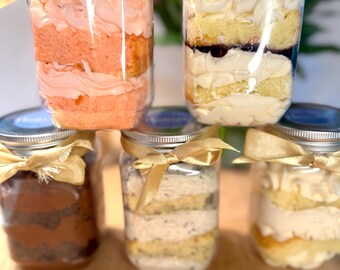 Two 16 Oz Cake Jars *assorted Flavors* - Etsy