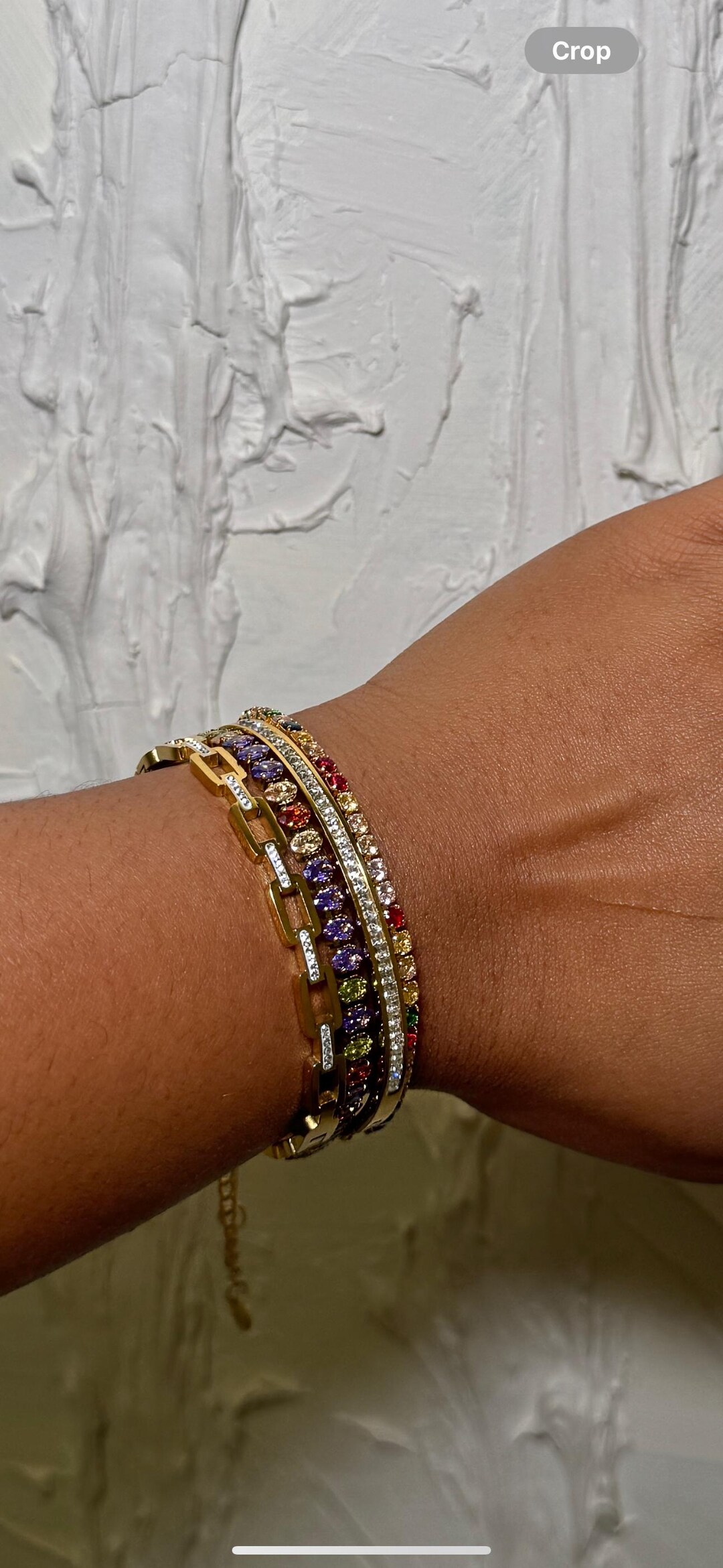 4piece Set Multi Bracelets, Classic Statement Bracelets, Stainless ...