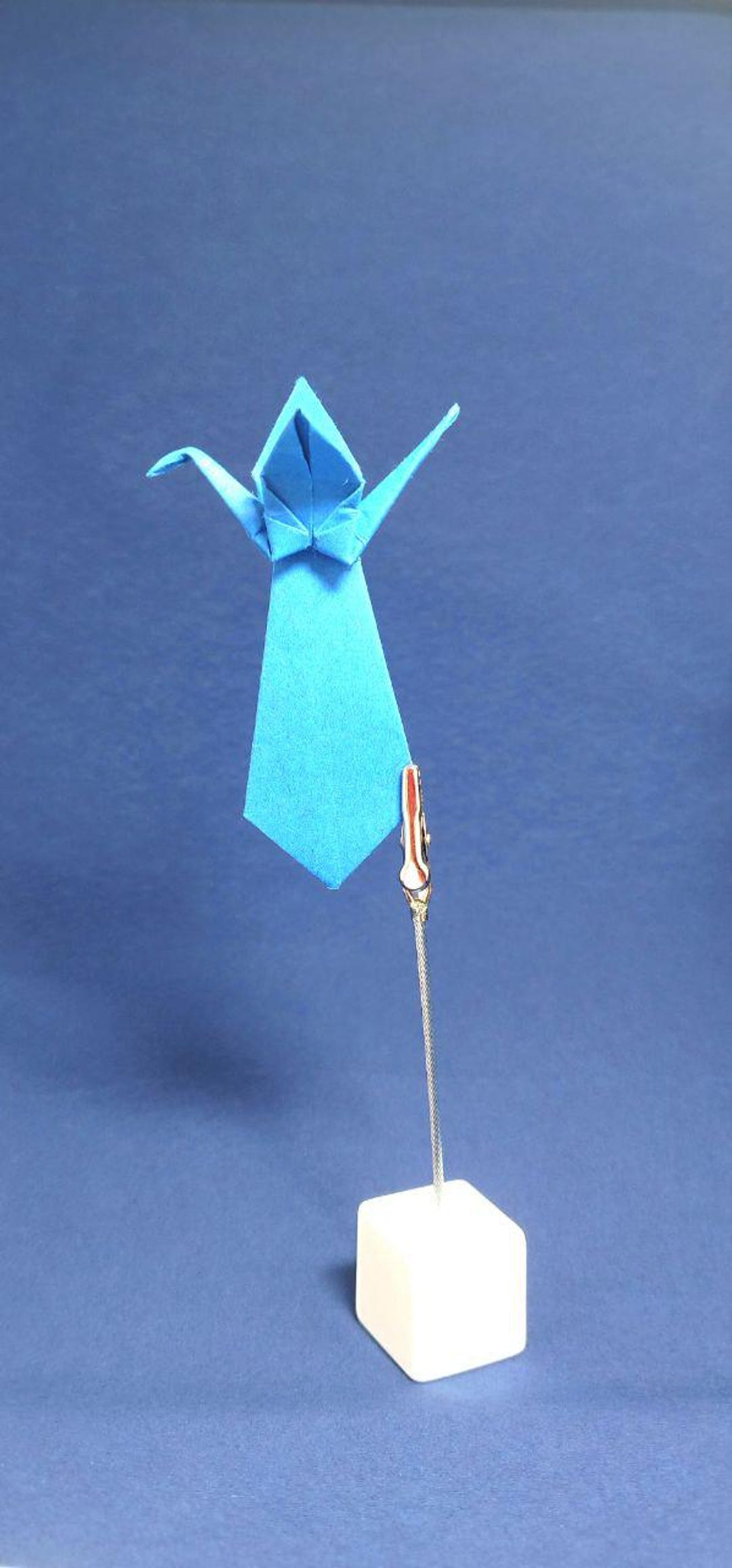Origami Crane Bookmark, From Single Sheet of Paper Without Cutting or ...